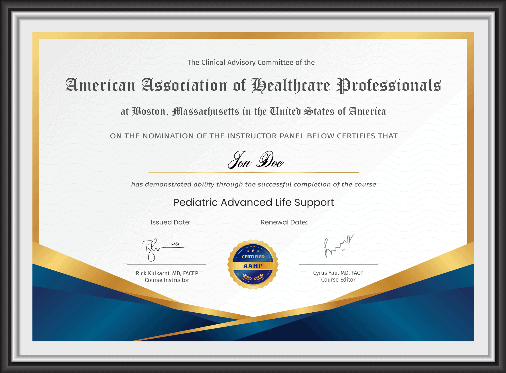 PALS Certification Online